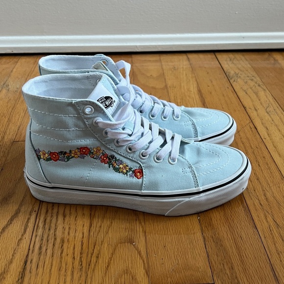 Vans | Shoes | Vans Floral Hightop Sneakers | Poshmark